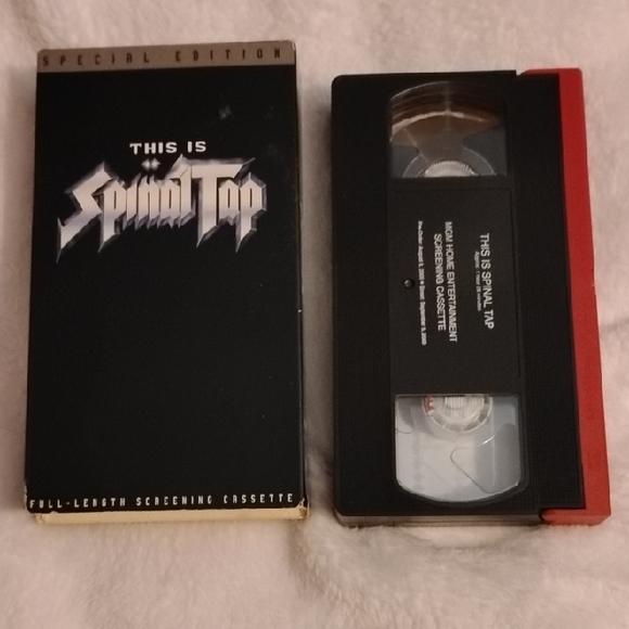 Media | Spinal Tap Special Edition Vhs Screener | Poshmark